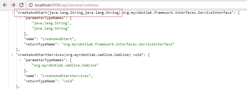 MyRobotLab - API | MyRobotLab